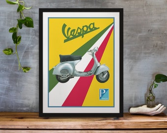 Italian Flag Vespa - Etsy