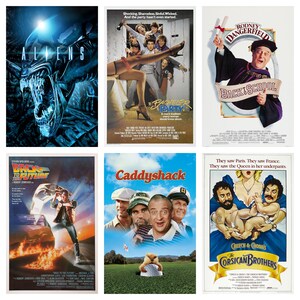 1980s Movie Posters Set 80's Movies Gallery Pick Any 1 - Etsy UK