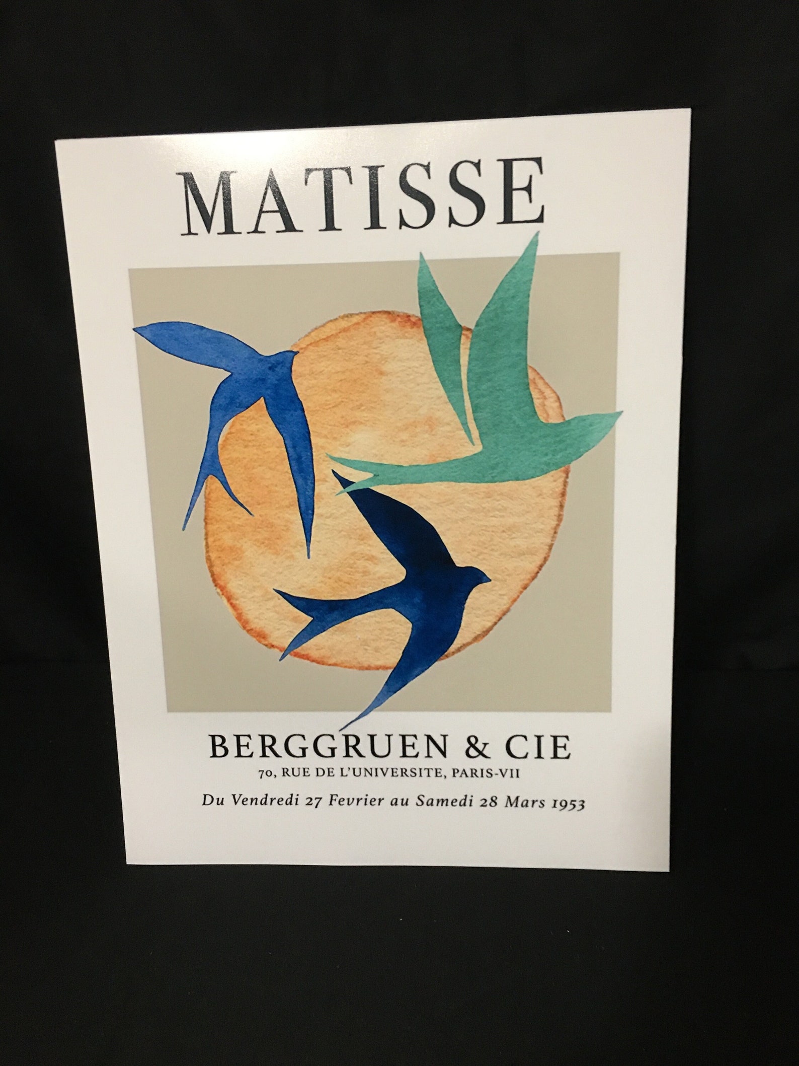 Matisse Birds 11X14 Museum Exhibition Poster Luster Art Print | Etsy