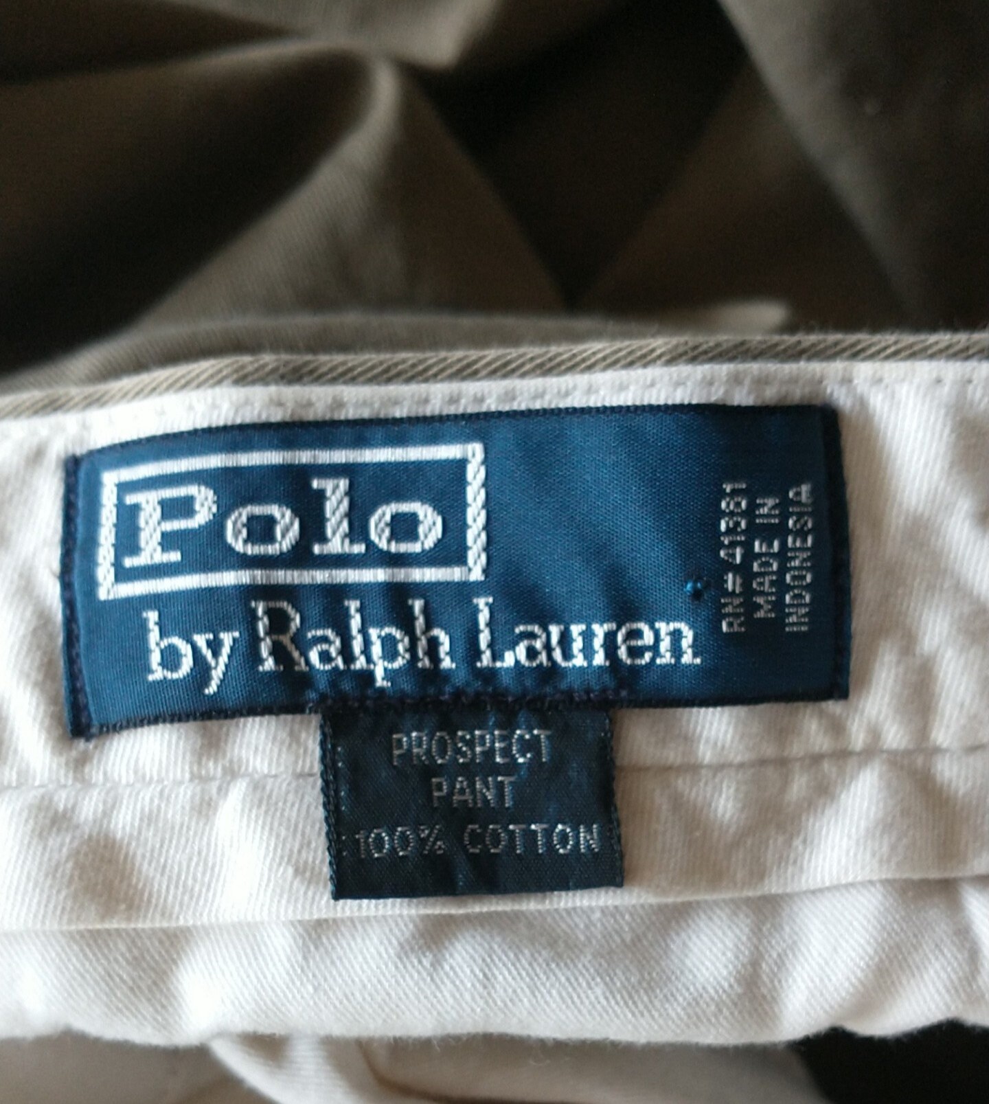Polo Ralph Lauren Prospect Pants 33x30 Olive Drab Cotton Drill - Etsy