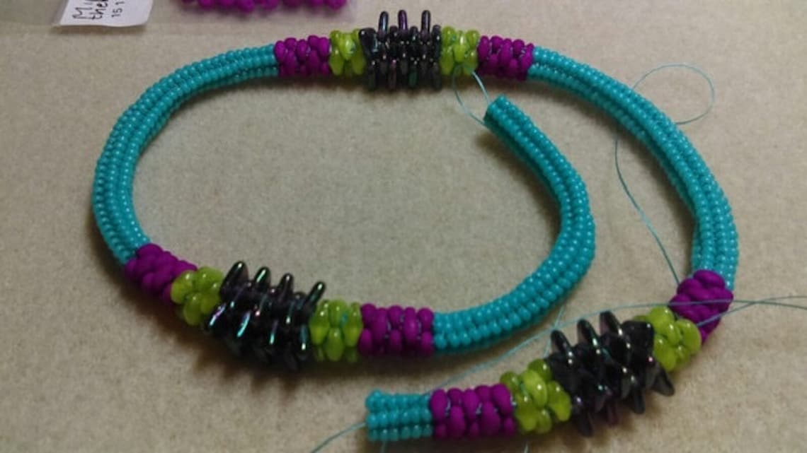 Herringbone Vine Beading Tutorial - Etsy