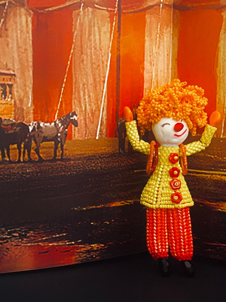 Buttons the Clown Bead Kit With Full Printed Instructions. - Etsy