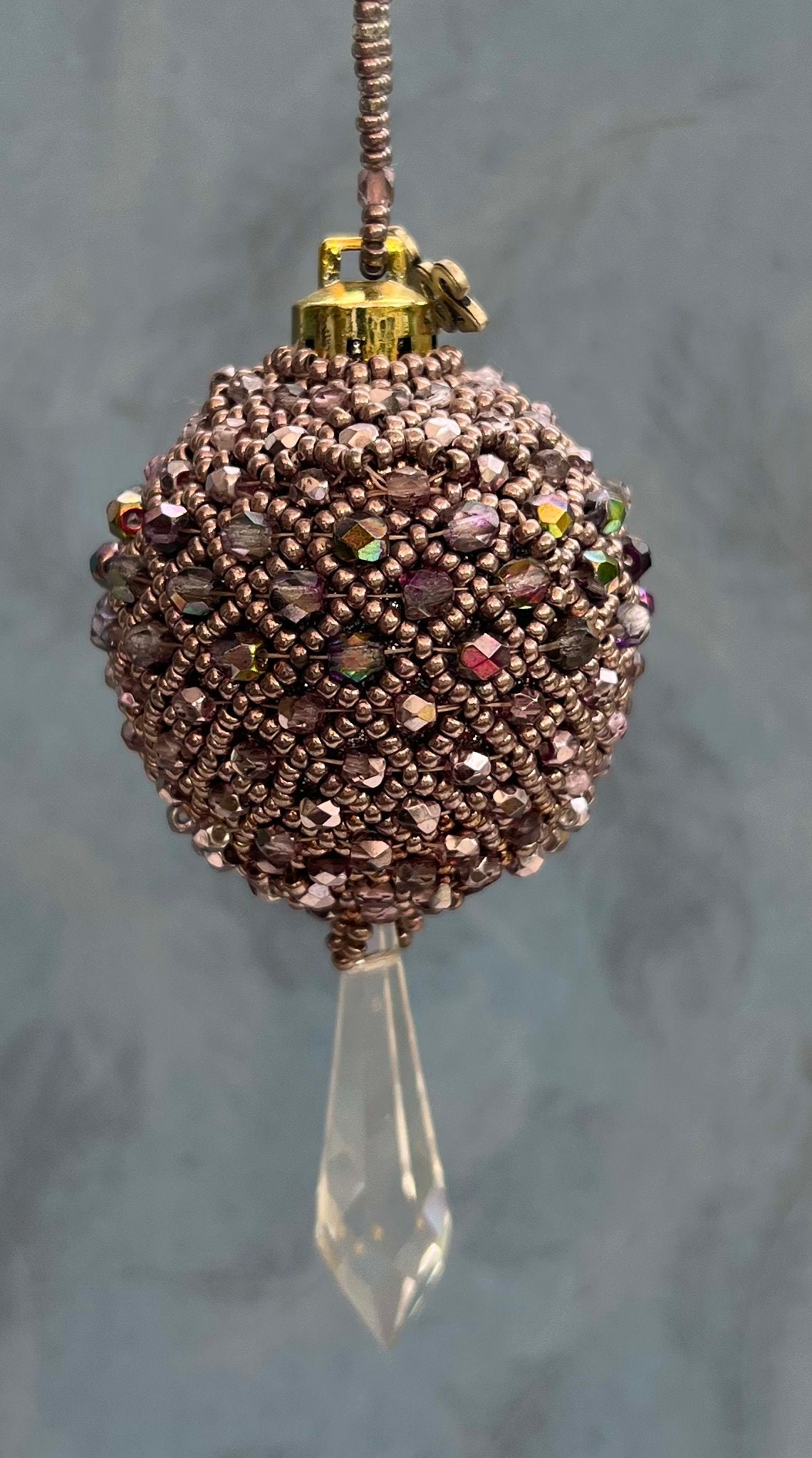 Opulent Elegance Beaded Bauble Tutorial. - Etsy