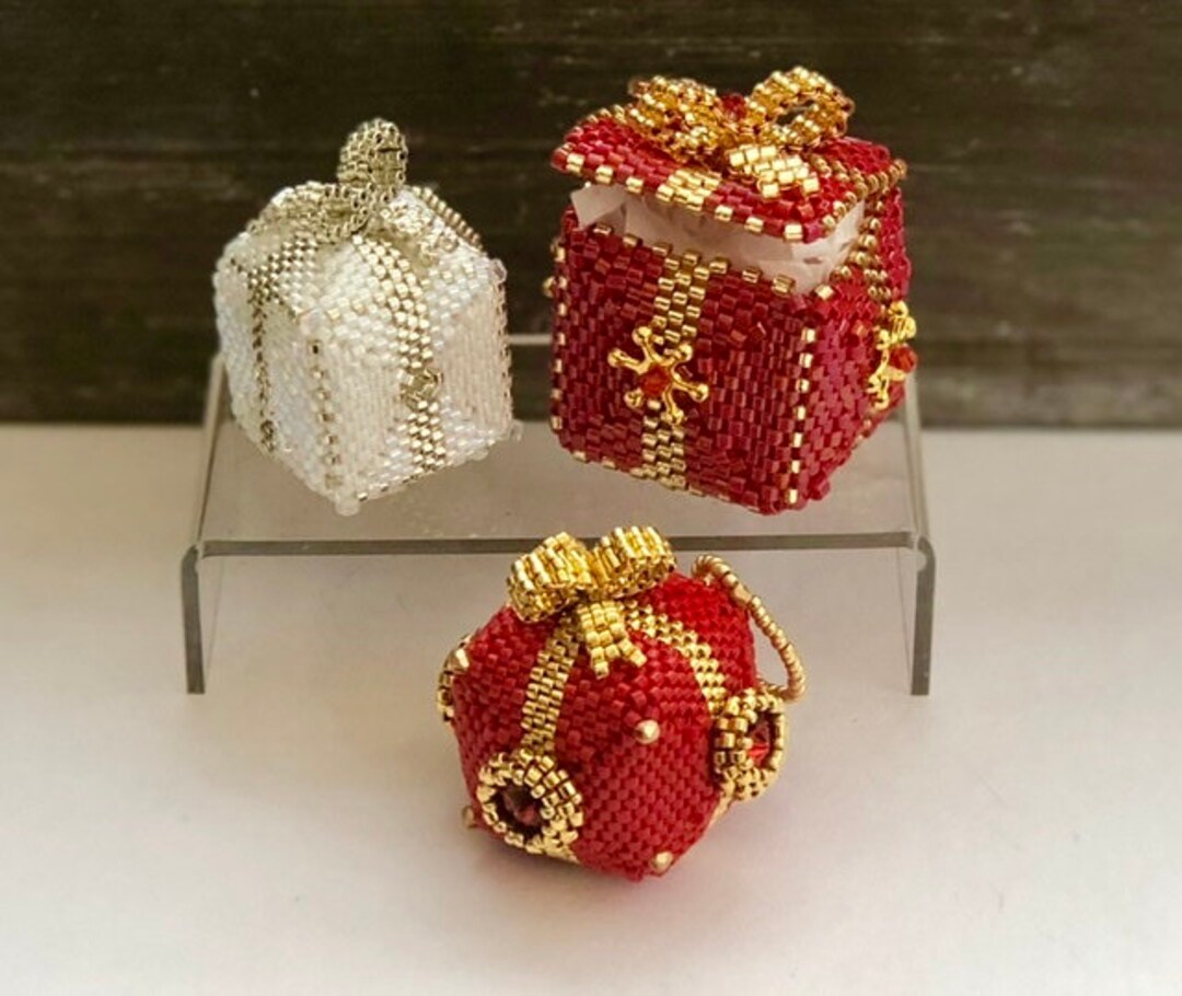 Beaded Festive Parcels Tutorial - Etsy