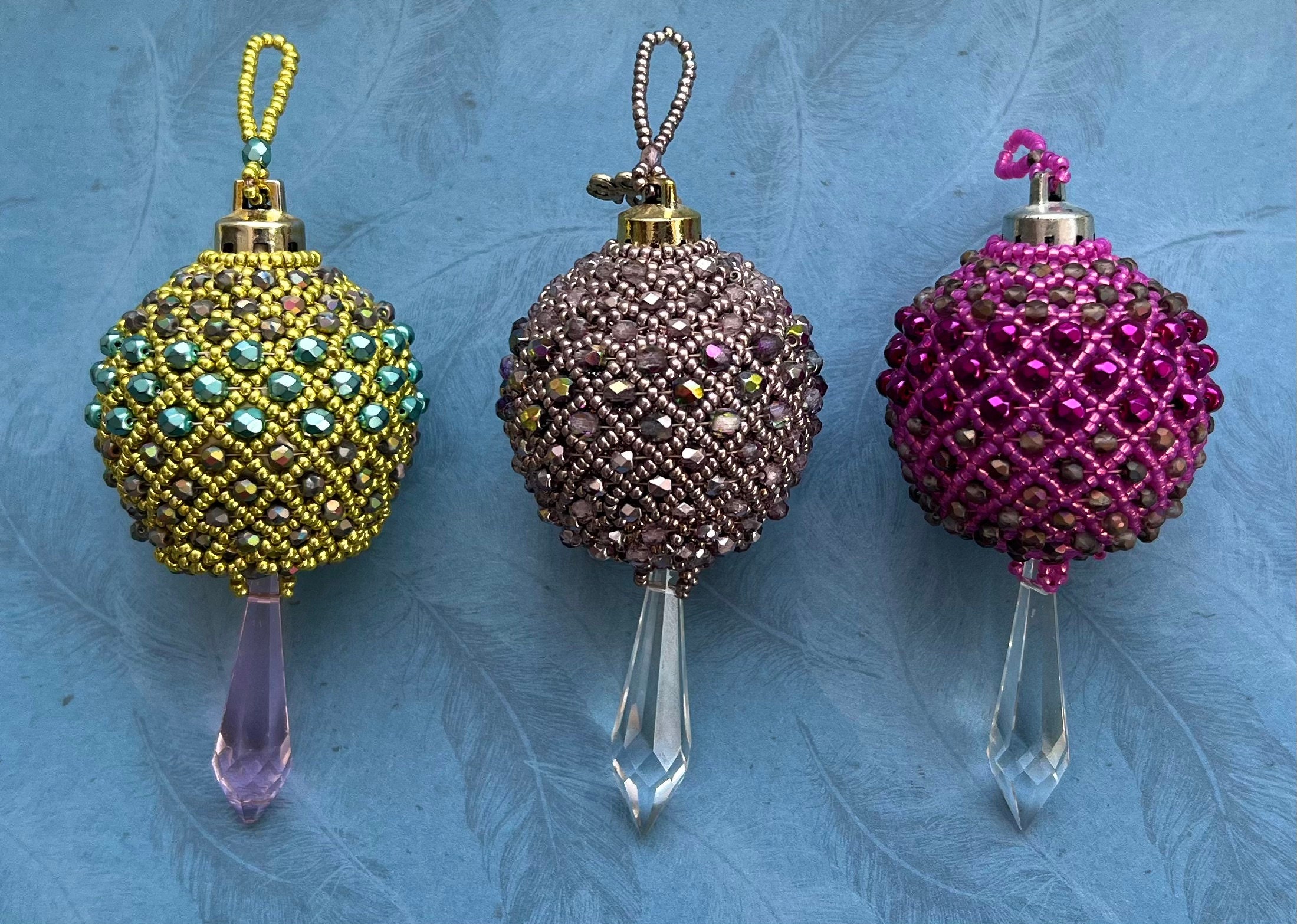 Opulent Elegance Beaded Bauble Tutorial. - Etsy