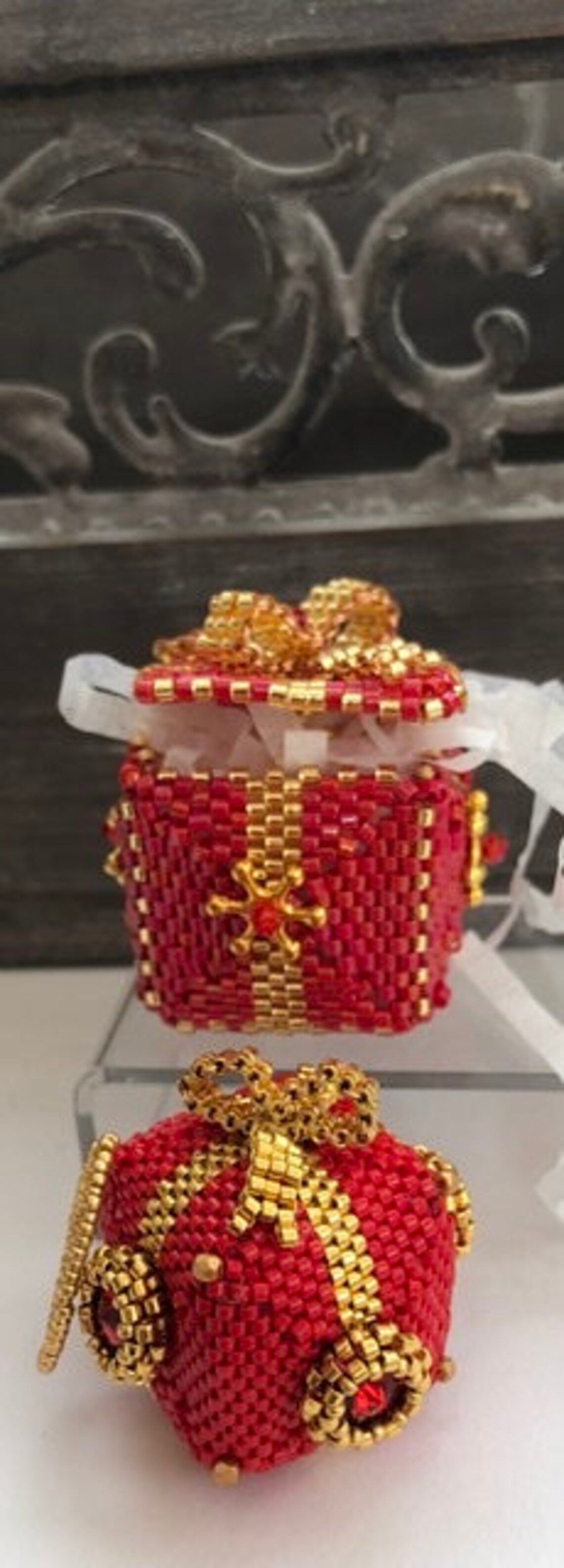 Beaded Festive Parcels Tutorial - Etsy