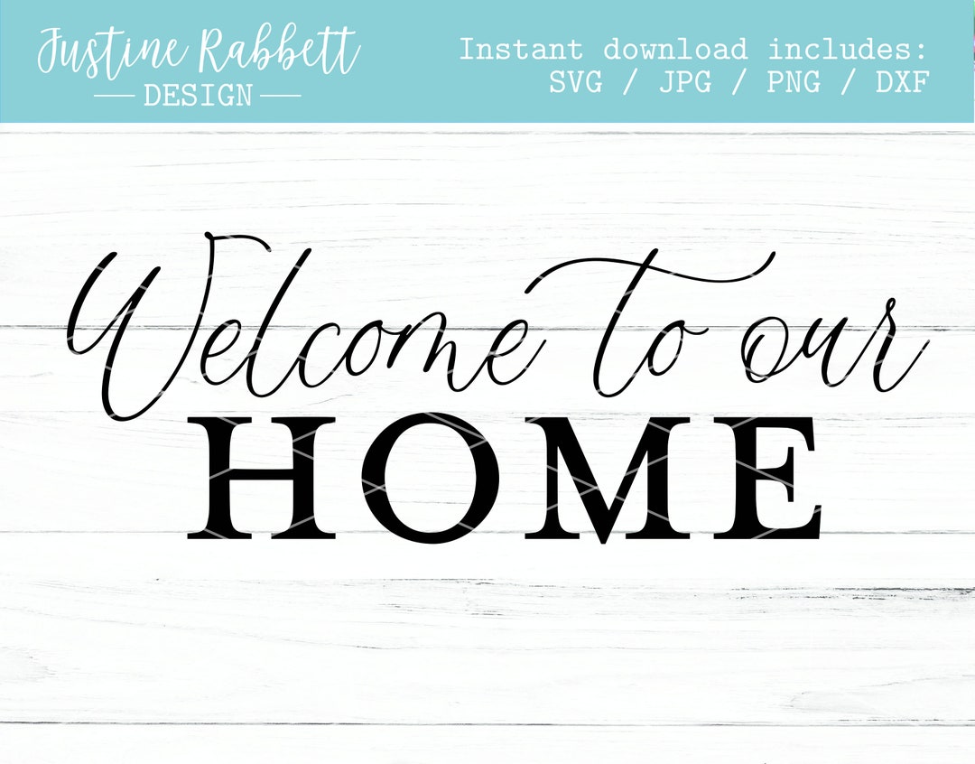 Welcome to Our Home, Simple Classy Decor, Sign Design for Home, Board ...