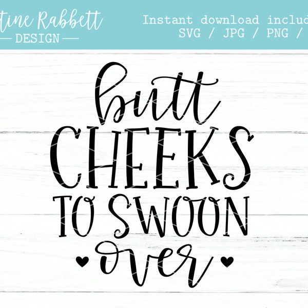 Butt Cheeks Svg - Etsy