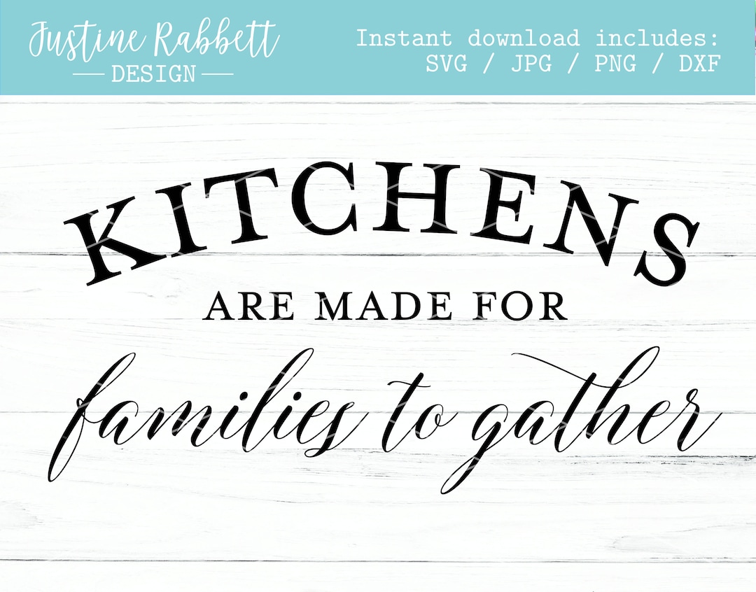 Kitchens Are Made for Families to Gather, Farmhouse Rustic Design for ...