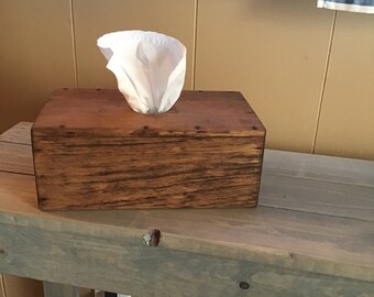 Farmhouse Tissue Box | Etsy