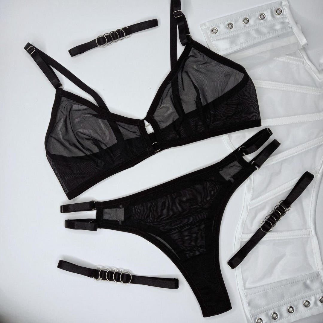 Lingerie Set, Women Lingerie, Plus Size Lingerie, See Through Lingerie ...