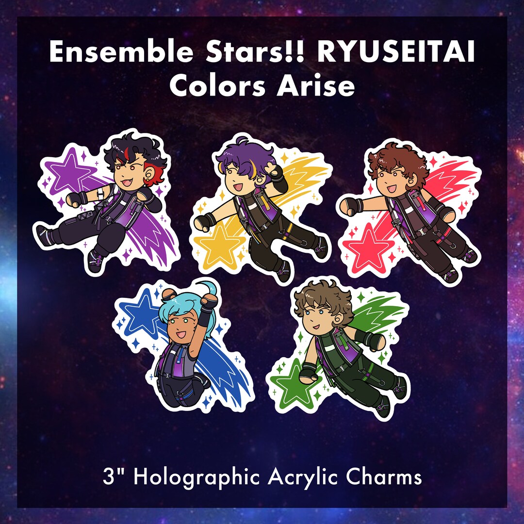 Ensemble Stars RYUSEITAI Colors Arise Acrylic Charm PRE-ORDER - Etsy