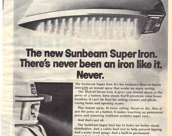 Sunbeam Iron | Etsy
