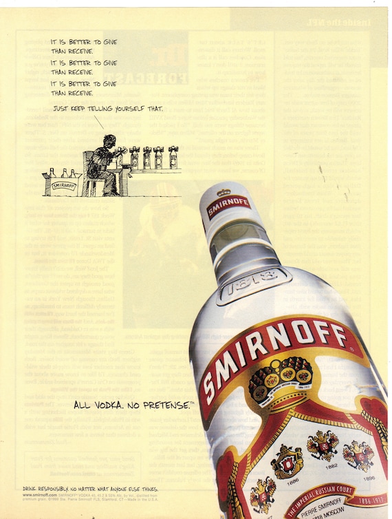 Smirnoff Vodka Ads