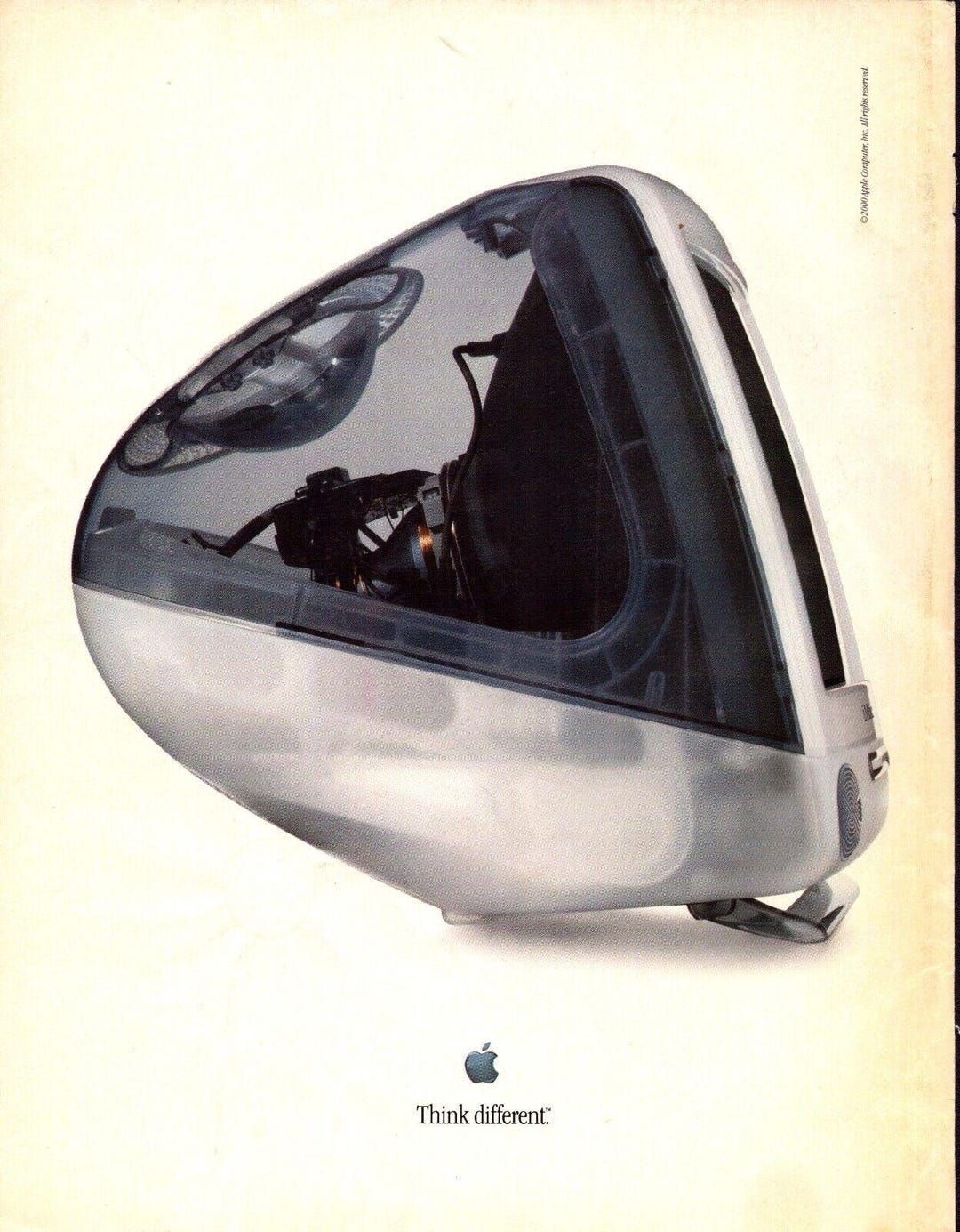 Vintage Print Ad 2000 for Apple Computers and VW Passat - Etsy