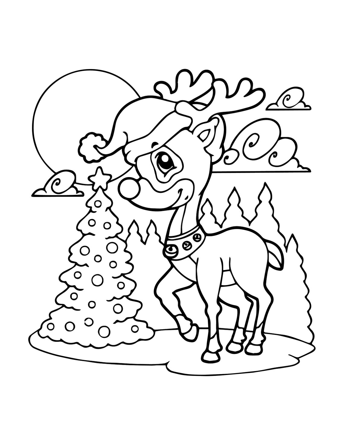 Printable Children's Christmas Coloring Pages Set of 100 - Etsy