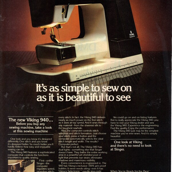 Sewing Machine Ads - Etsy
