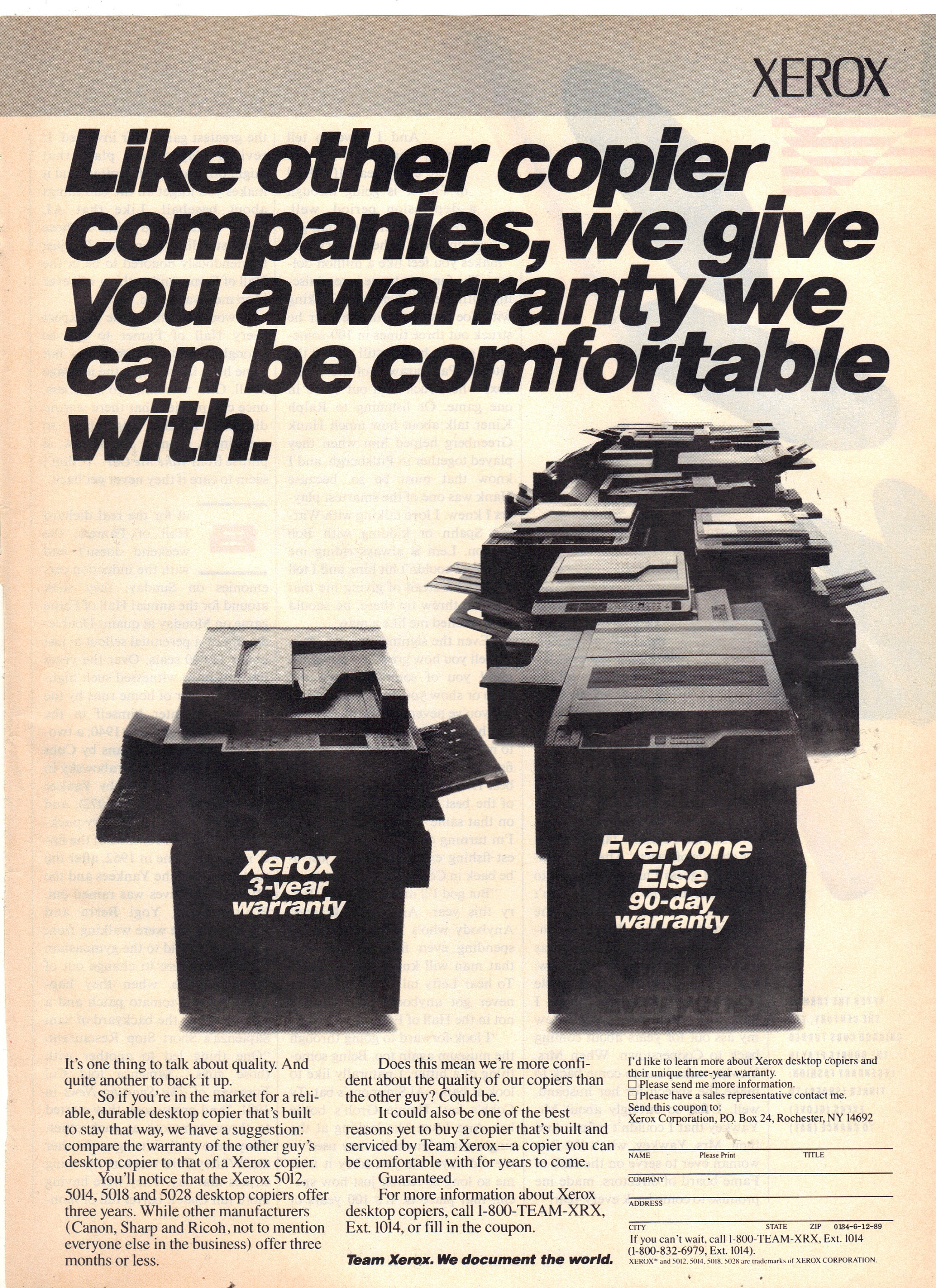 Xerox Printers Ads