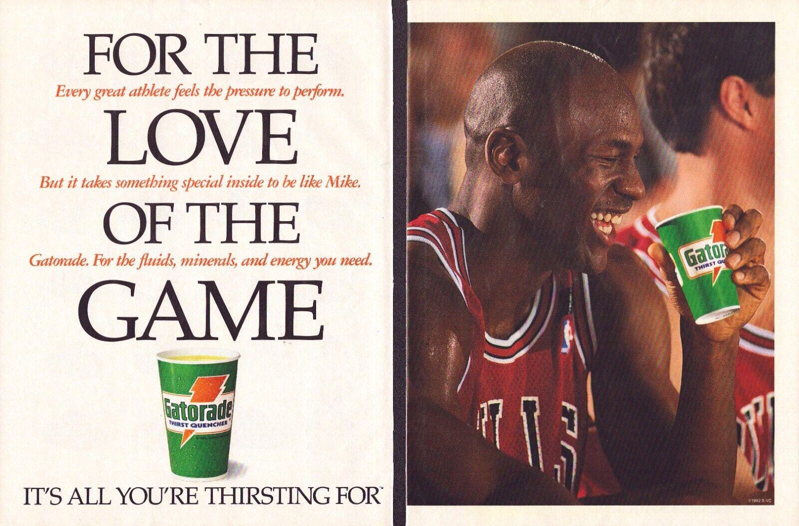 Michael Jordan Gatorade Athlete Ads