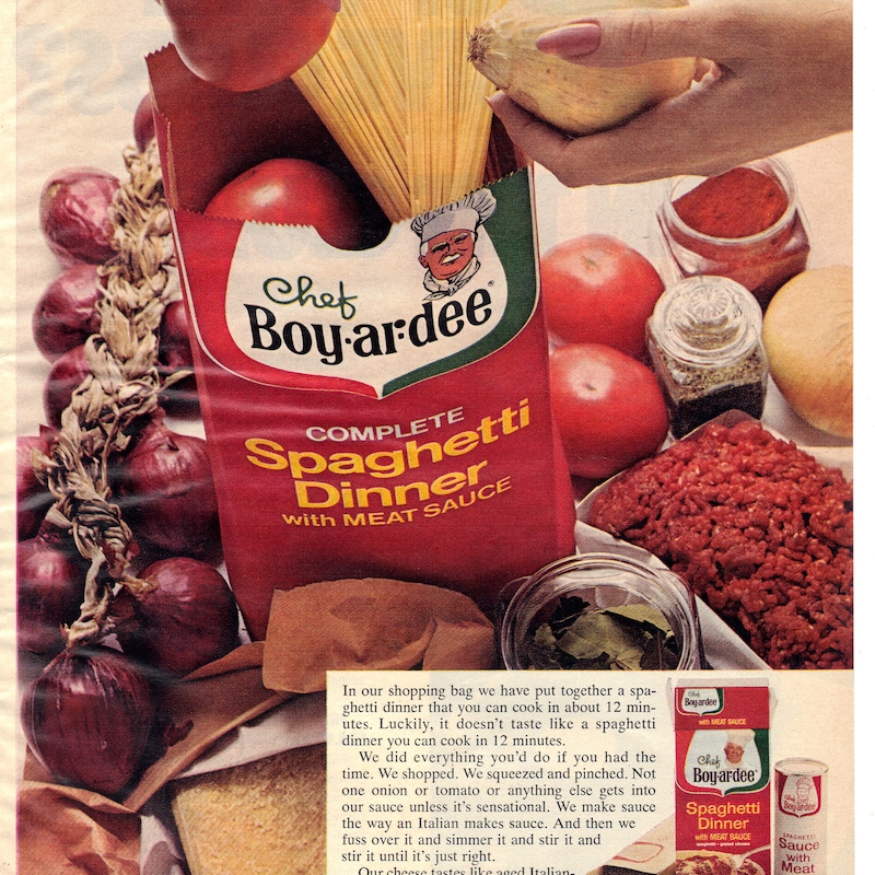Chef Boyardee - Etsy