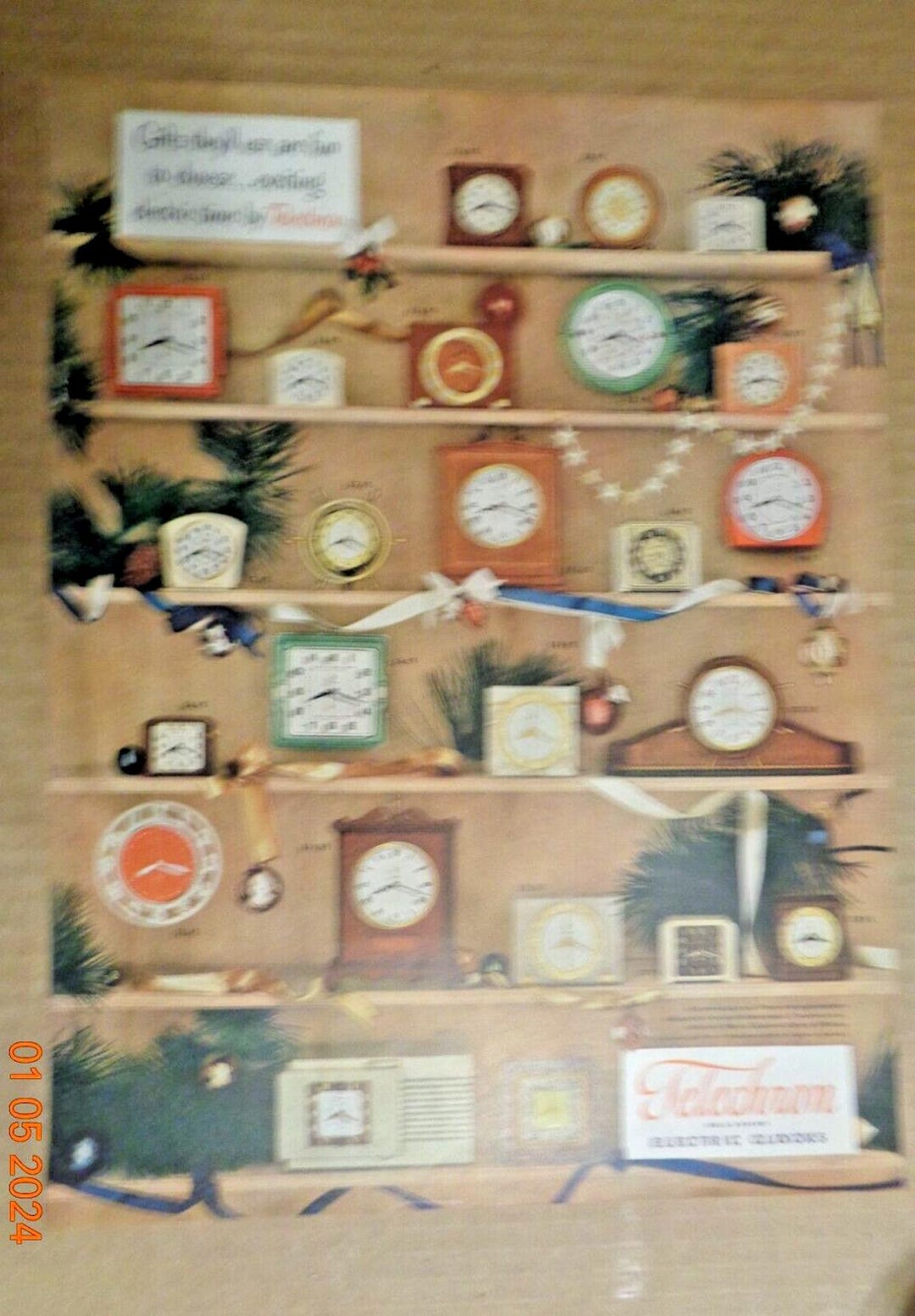 Vintage Print Ad -1948 for Telechron Electric Clocks - Etsy