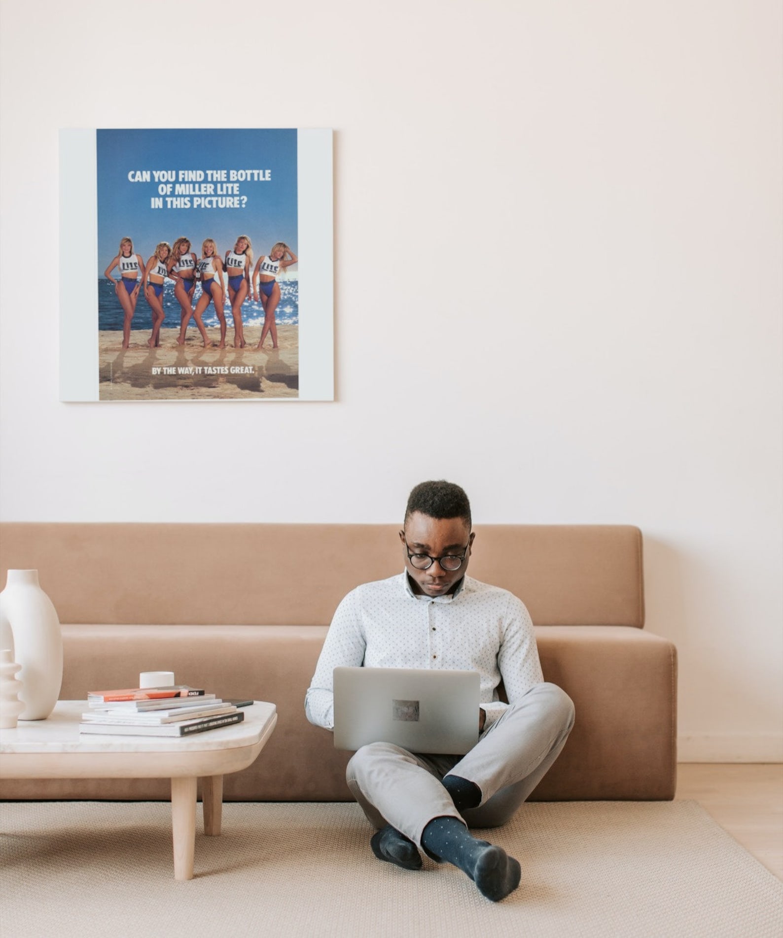 1980's Miller Lite Print Ad With Bikini Girls Digital - Etsy