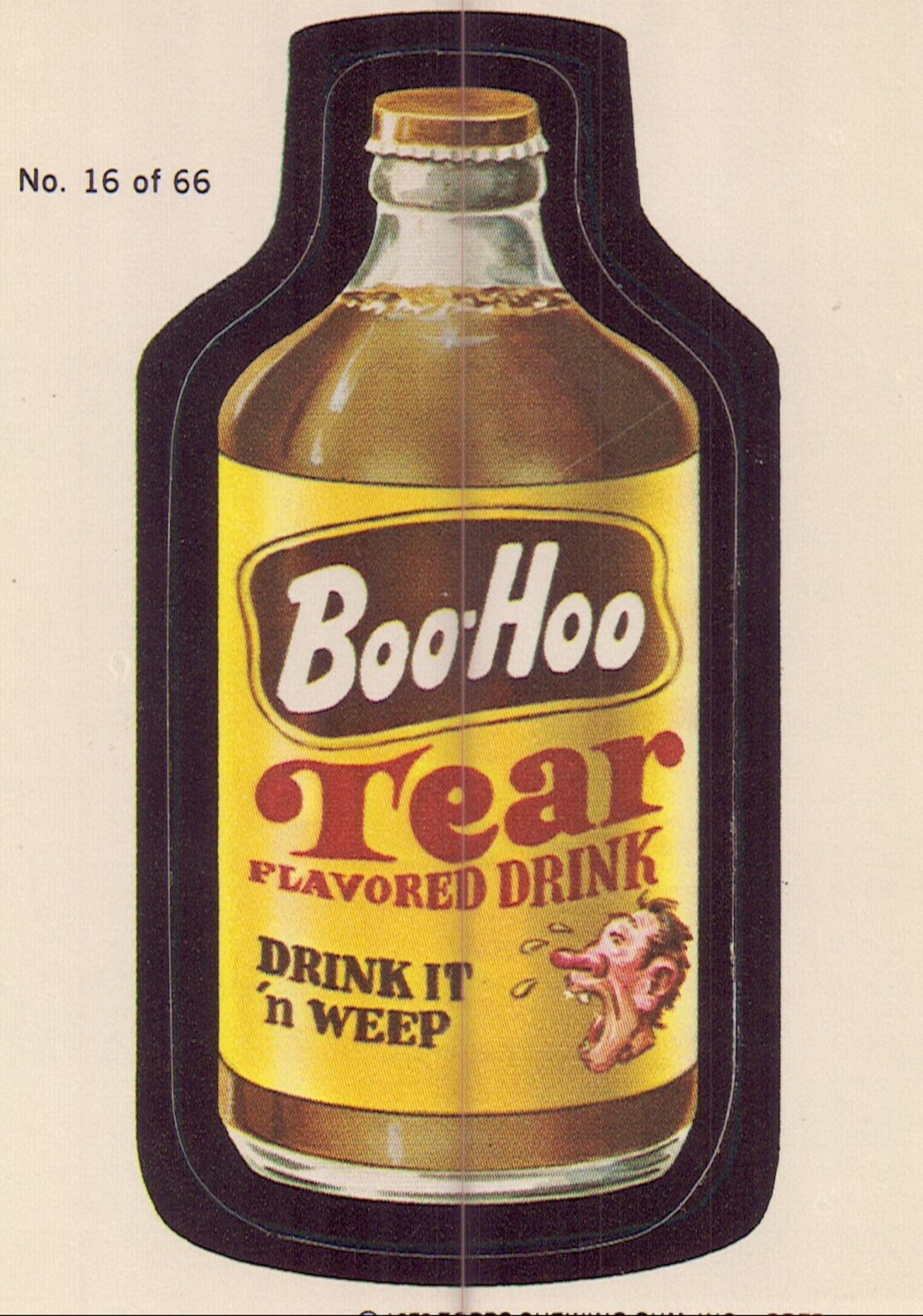 1979 Topps Wacky Packages Trading Cards Stickers - Boo-hoo - Etsy