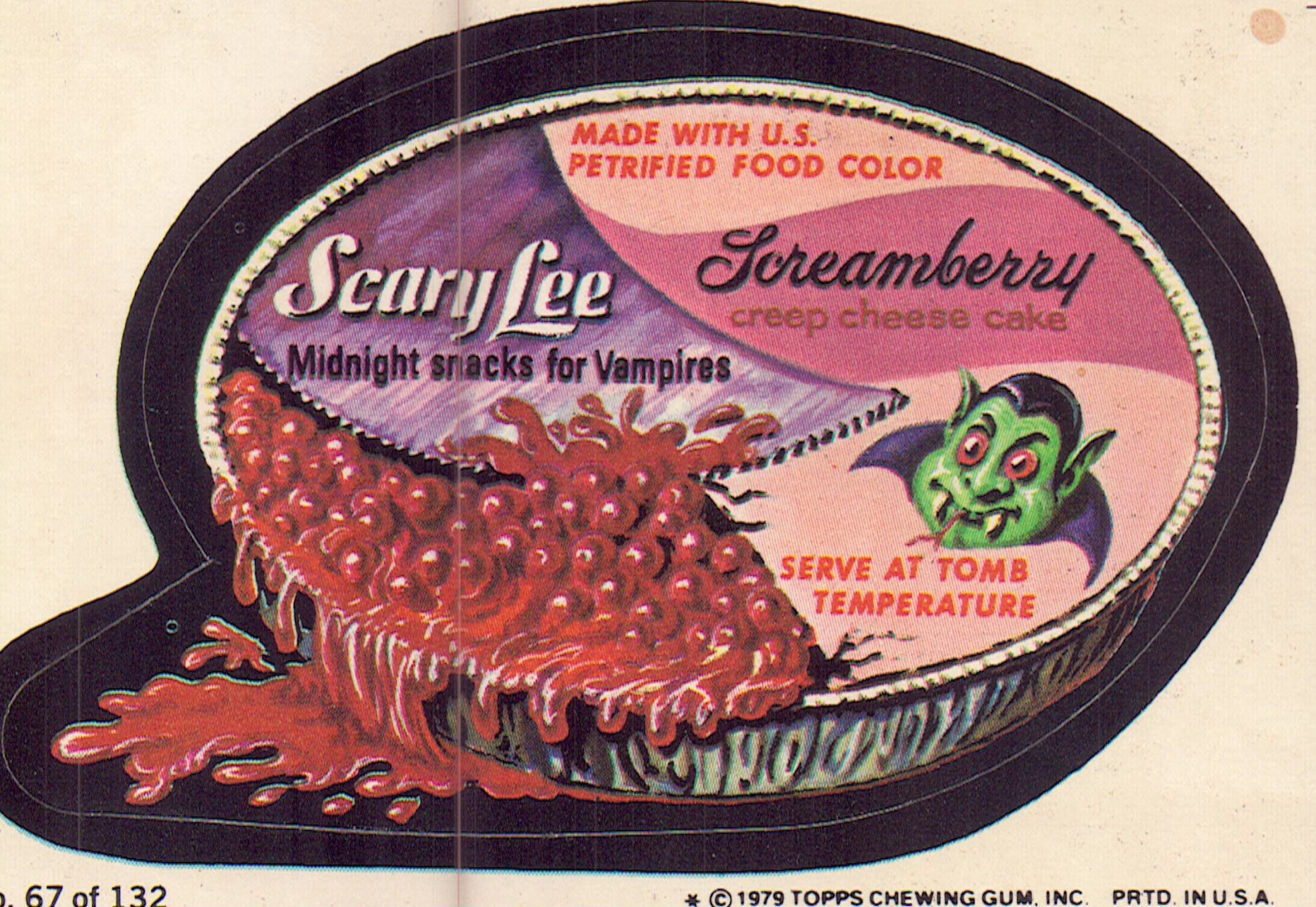 1979 Topps Wacky Packages Trading Cards / Stickers Scary Lee - Etsy