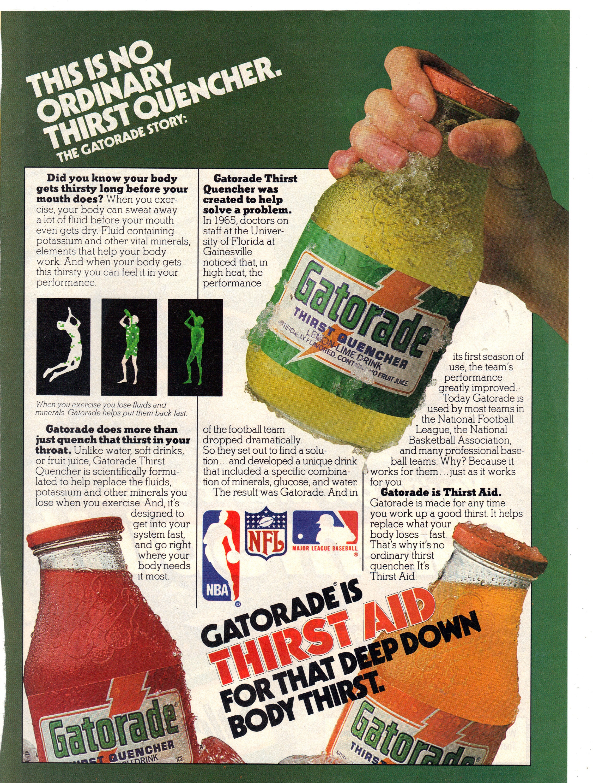 Gatorade Sweat Advertisement