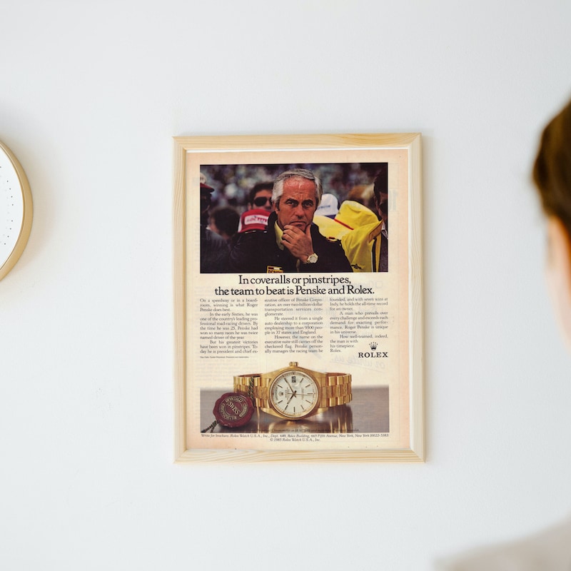 Rolex Ad Prints - Etsy