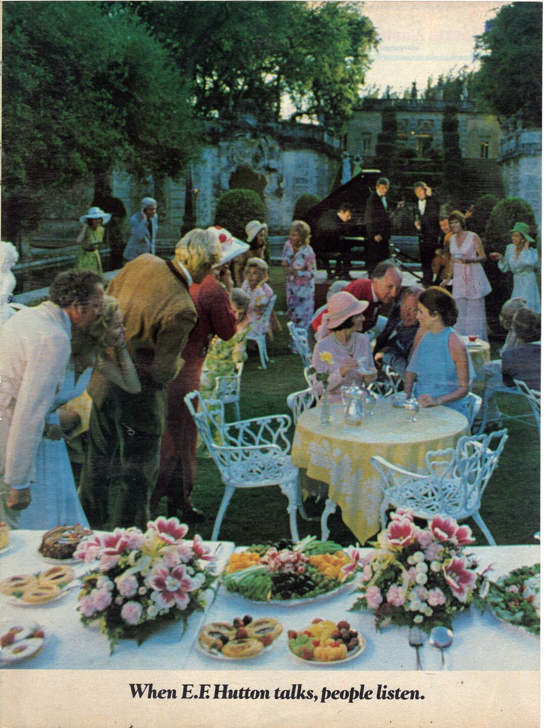 Vintage 1977 Print Ad for E.F. Hutton - Etsy