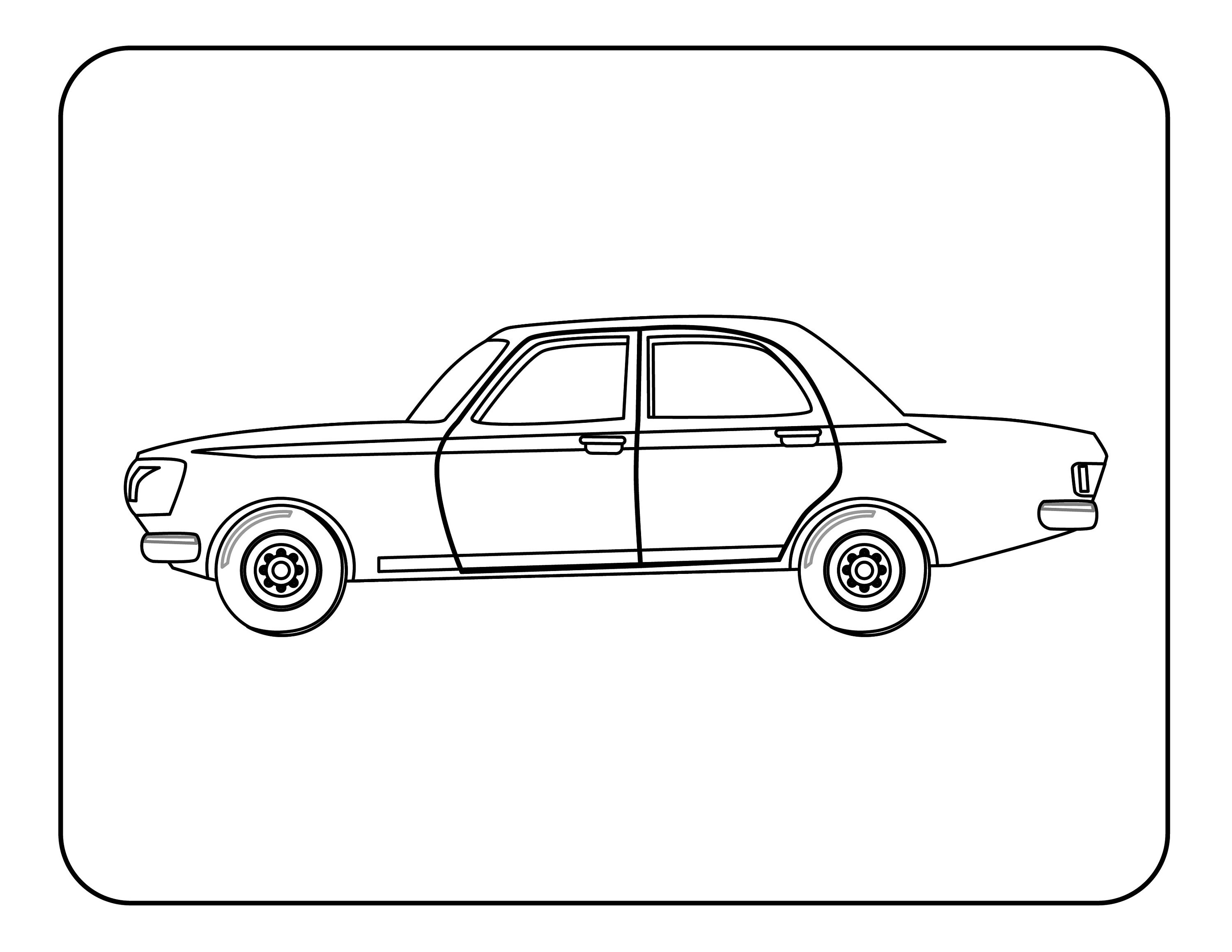 16 Printable Car Coloring Pages for Children - Etsy