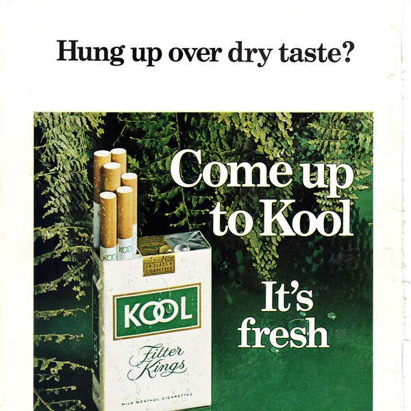 Kool Cigarettes - Etsy