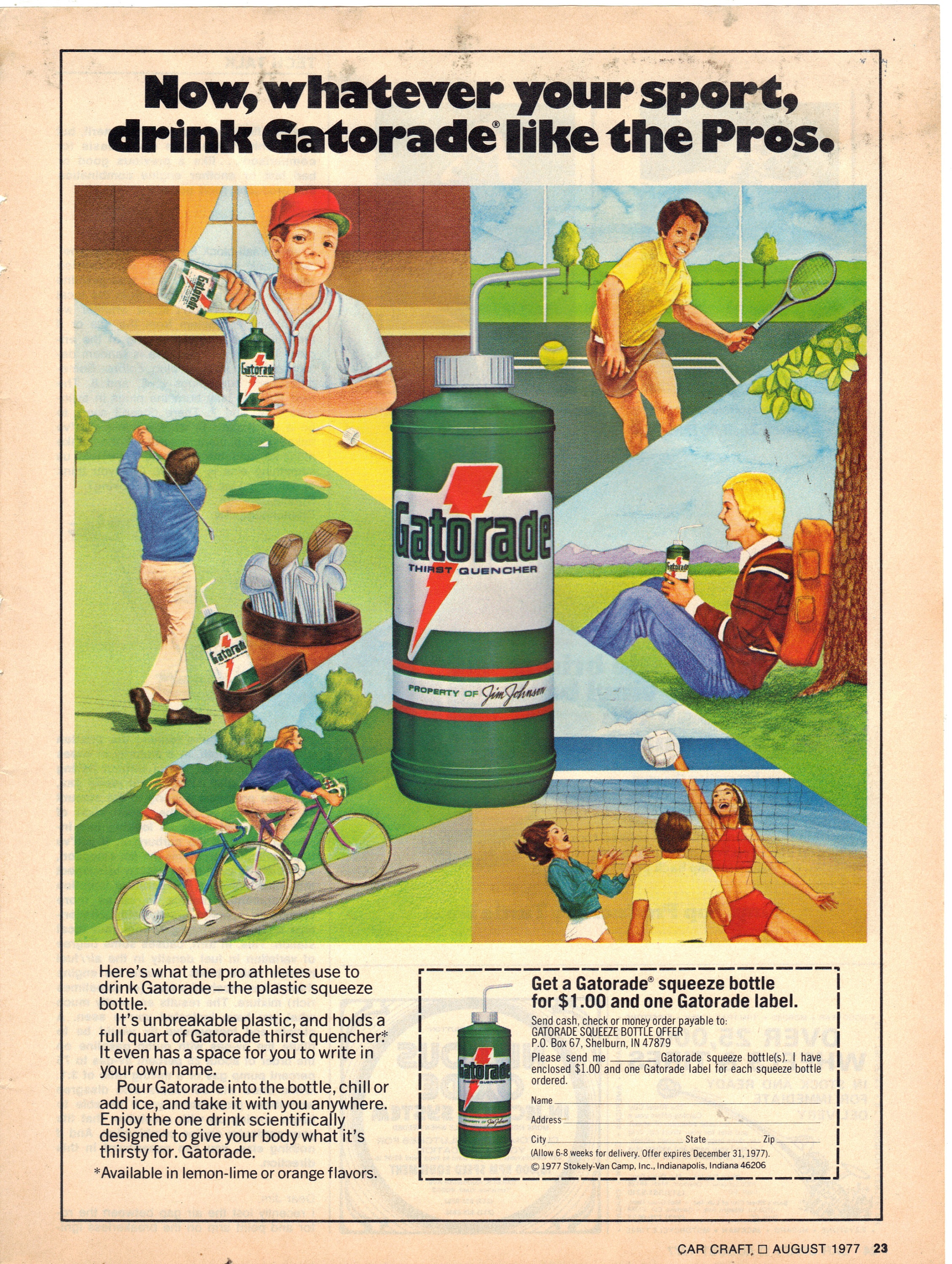 Gatorade Magazine Ads