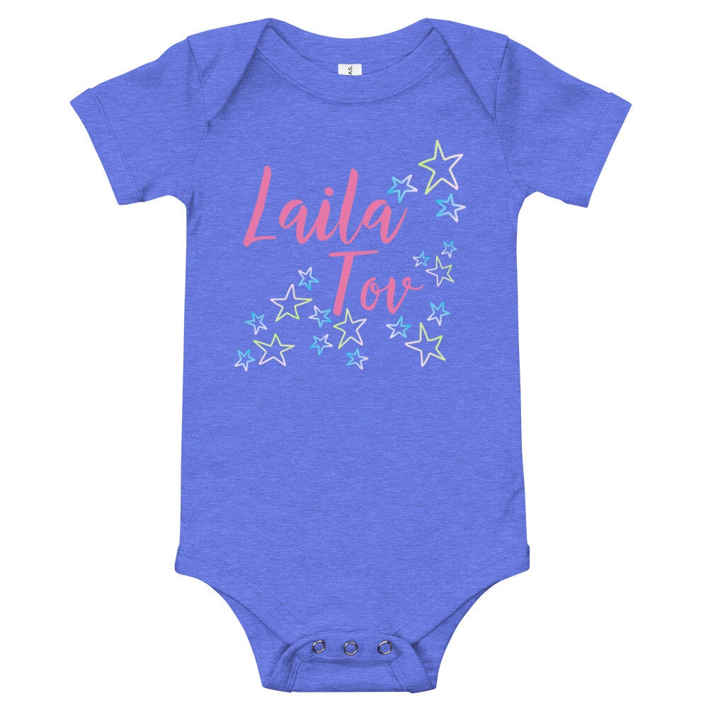 Jewish Baby Clothes, Goodnight Toddler Tee, Hebrew Baby Clothes, New ...