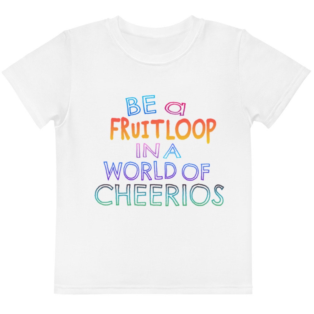 Cheerios Cereal Toddler Tee, Inspirational Kids Shirt, Funny Graphic ...