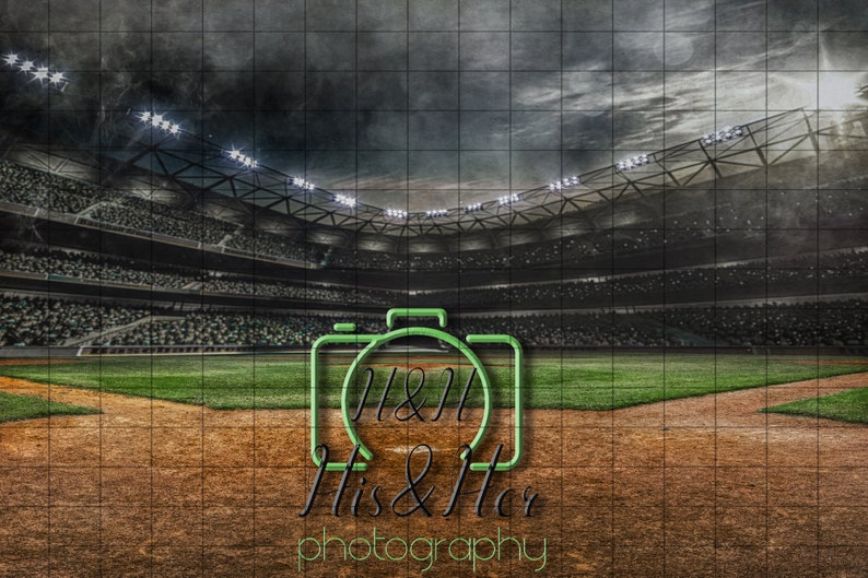 Baseball Stadium Team Digital Background Digital Backdrop - Etsy