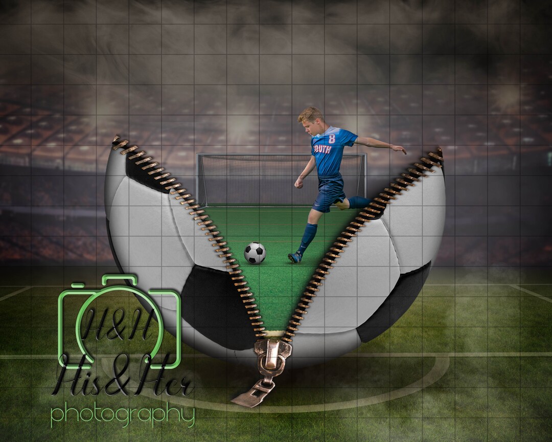 Soccer Unzipped, Digital Background, Digital Backdrop, Digital Download ...
