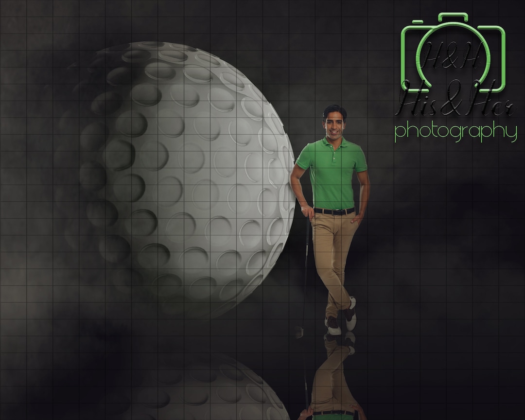 Big Golf Ball, Sports, Golf, Digital Background, Digital Backdrop ...