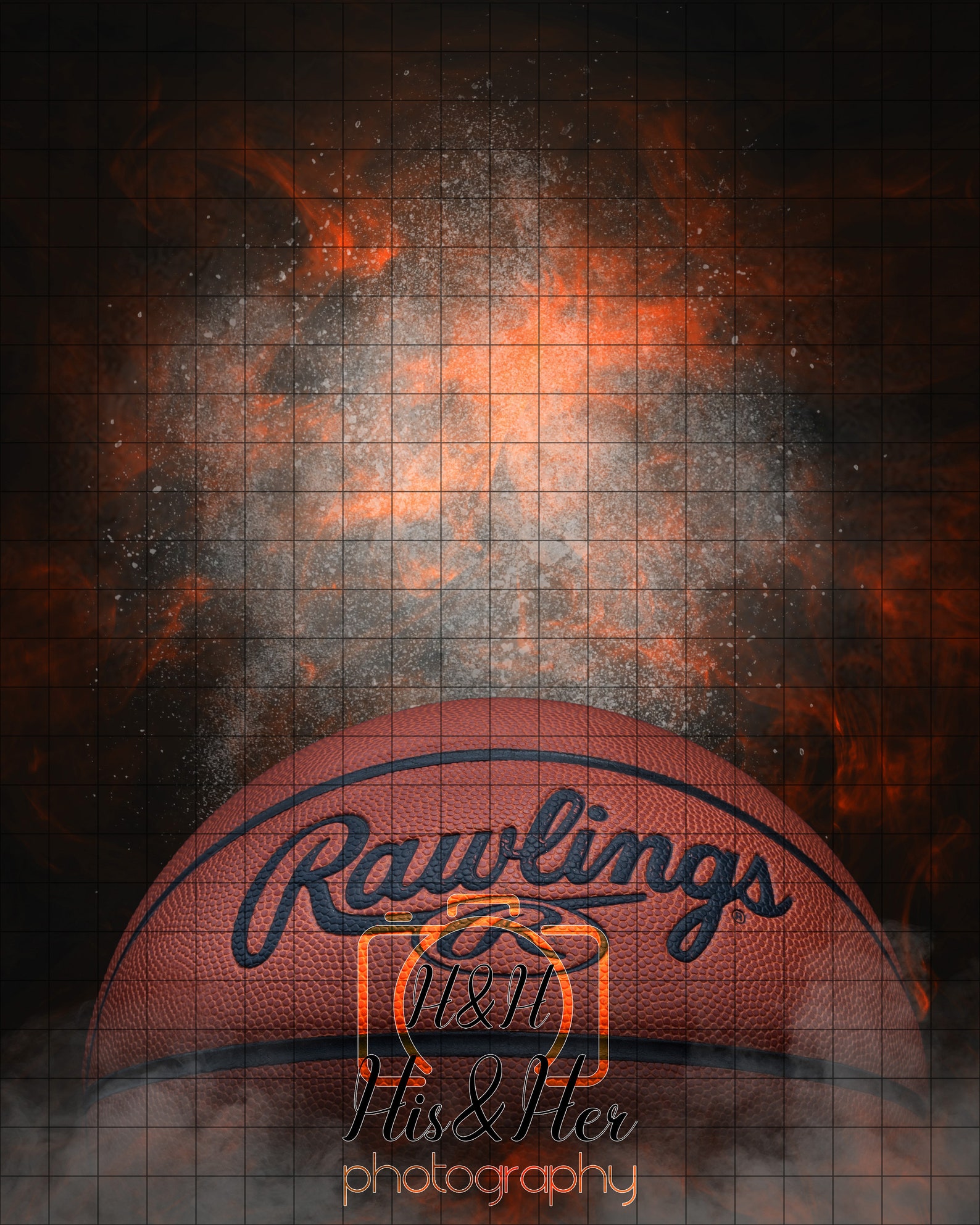 Basketball Explosion Digital Background Digital Backdrop - Etsy