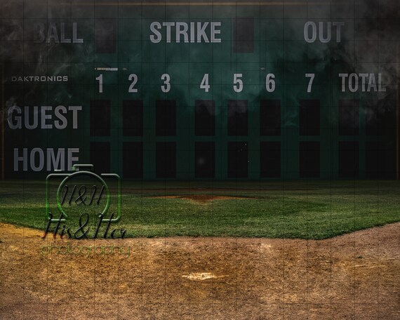 Blank Baseball Scoreboard