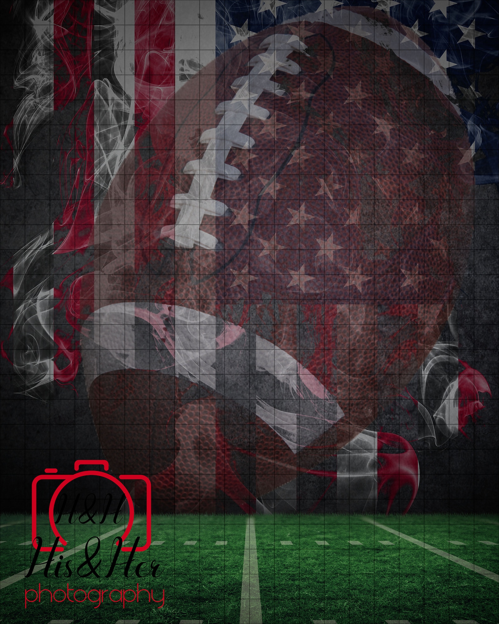 Football American Pride, Digital Background, Digital Backdrop, Digital ...