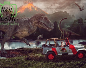 Jurassic Park Backdrop - Etsy
