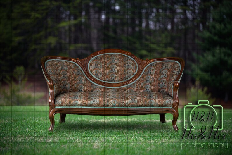 Victorian Settee, Landscape, Digital Background, Digital Backdrop ...