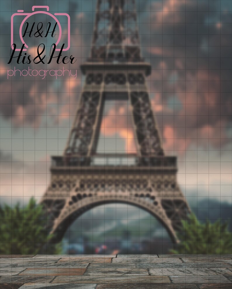 Paris Eiffel Tower, Digital Background, Digital Backdrop, Digital ...