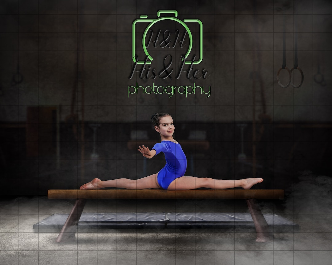 Gymnastics Balance Beam, Digital Background, Digital Backdrop, Digital ...