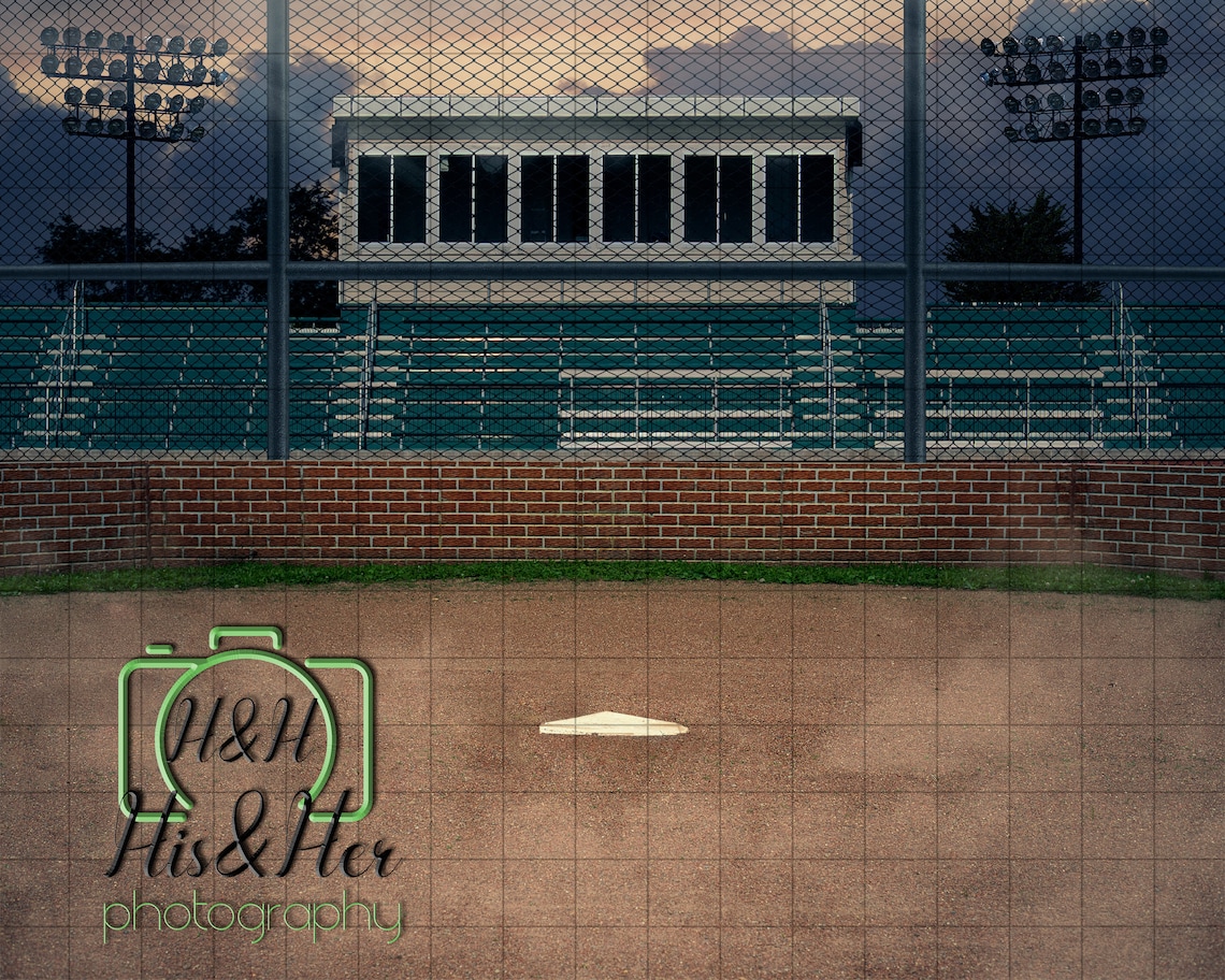Baseball Field and Stadium Digital Background Digital | Etsy