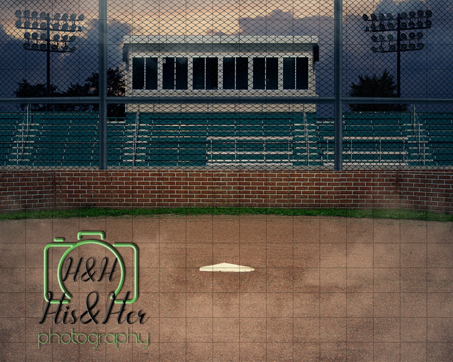 Baseball Field and Stadium Digital Background Digital | Etsy