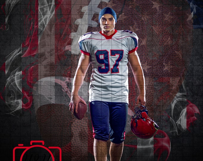 Football American Pride, Digital Background, Digital Backdrop, Digital ...