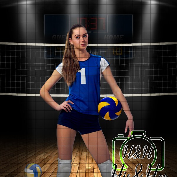 Volleyball Background for Photoshop - Etsy